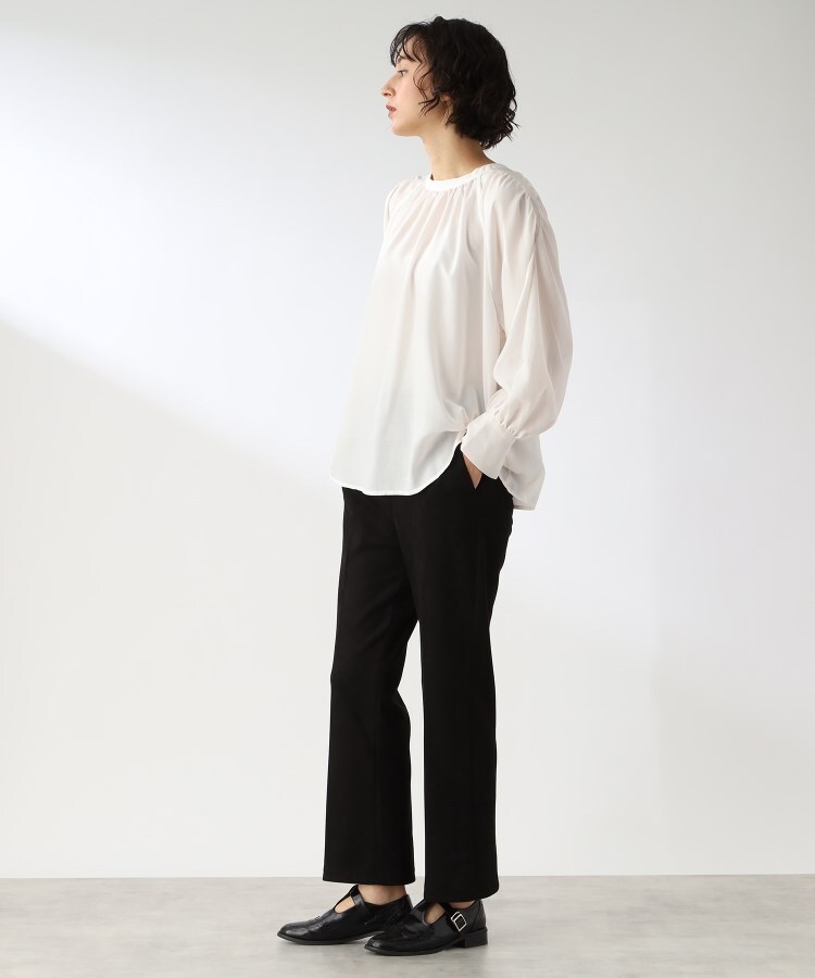 ◇【洗える】ショルダーギャザーブラウス(シャツ・ブラウス ◇【洗える】ショルダーギャザーブラウス(シャツ・ブラウス