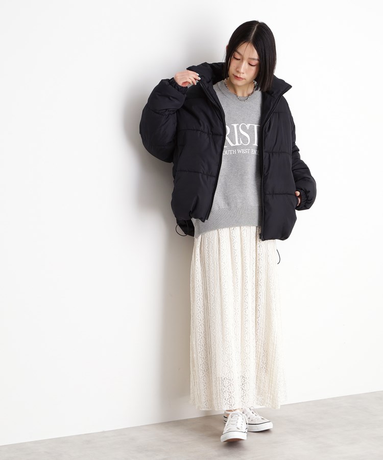 撥水】タフタ中綿ブルゾン(中綿コート) | THE SHOP TK(Women 撥水】タフタ中綿ブルゾン(中綿コート) | THE SHOP TK(Women