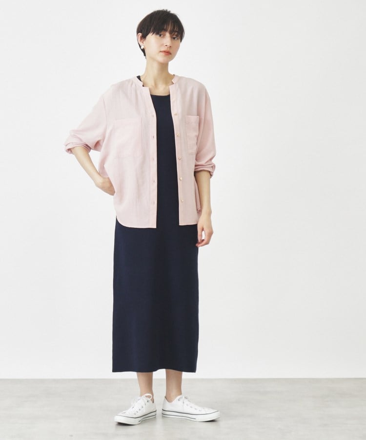 セットアイテム】メッシュニット×ワンピース(マキシ・ロング セットアイテム】メッシュニット×ワンピース(マキシ・ロング