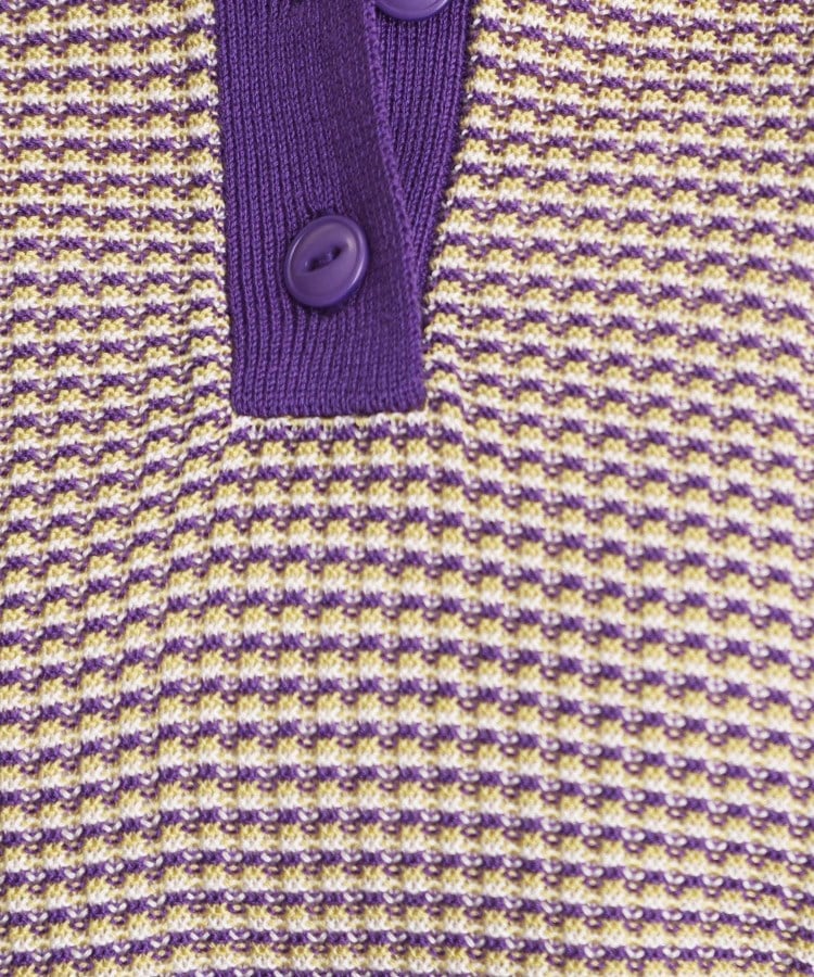 柄アソートポロニット(ニット/セーター) | THE SHOP TK(Women 柄アソートポロニット(ニット/セーター) | THE SHOP TK(Women