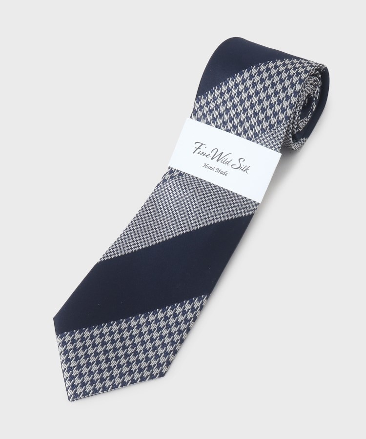 Made in JAPAN】ファイン ワイルドシルク ネクタイ(ネクタイ Made in JAPAN】ファイン ワイルドシルク ネクタイ(ネクタイ