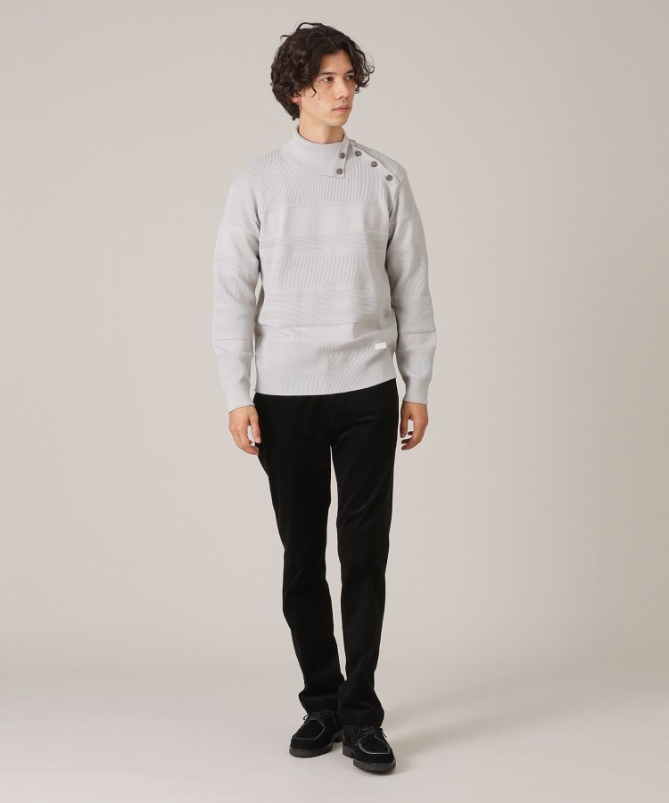 Made in JAPAN】ボタン タートルネック ニット(ニット/セーター Made in JAPAN】ボタン タートルネック ニット(ニット/セーター