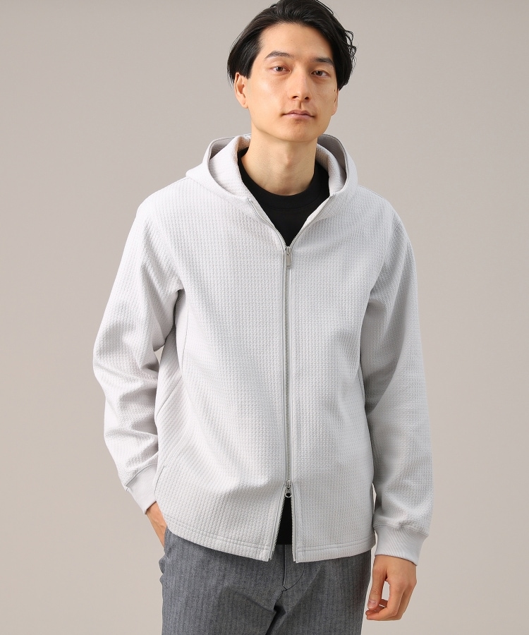 抗菌防臭】クロスウィーブ ジップパーカー(パーカー) | TAKEO 抗菌防臭】クロスウィーブ ジップパーカー(パーカー) | TAKEO