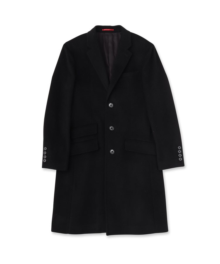 MSGM 定価約14万 チェスターコート 楽しも 黒 メンズ M アウター 46 MSGM 定価約14万 チェスターコート 楽しも 黒 メンズ M アウター 46