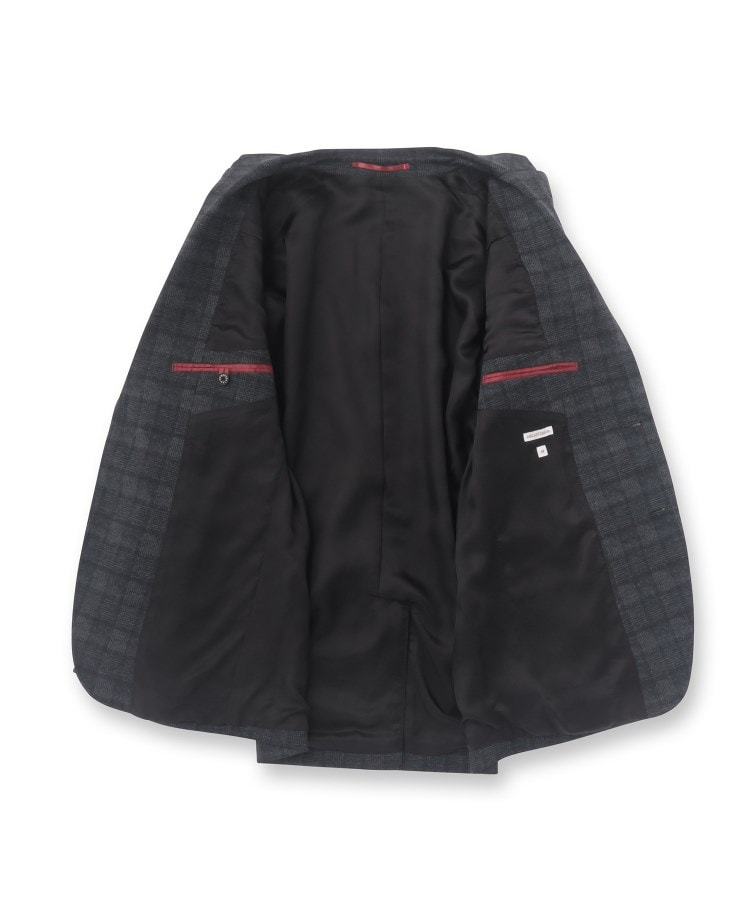 セットアップ可】ネイビーグレンチェックSET UPジャケット セットアップ可】ネイビーグレンチェックSET UPジャケット