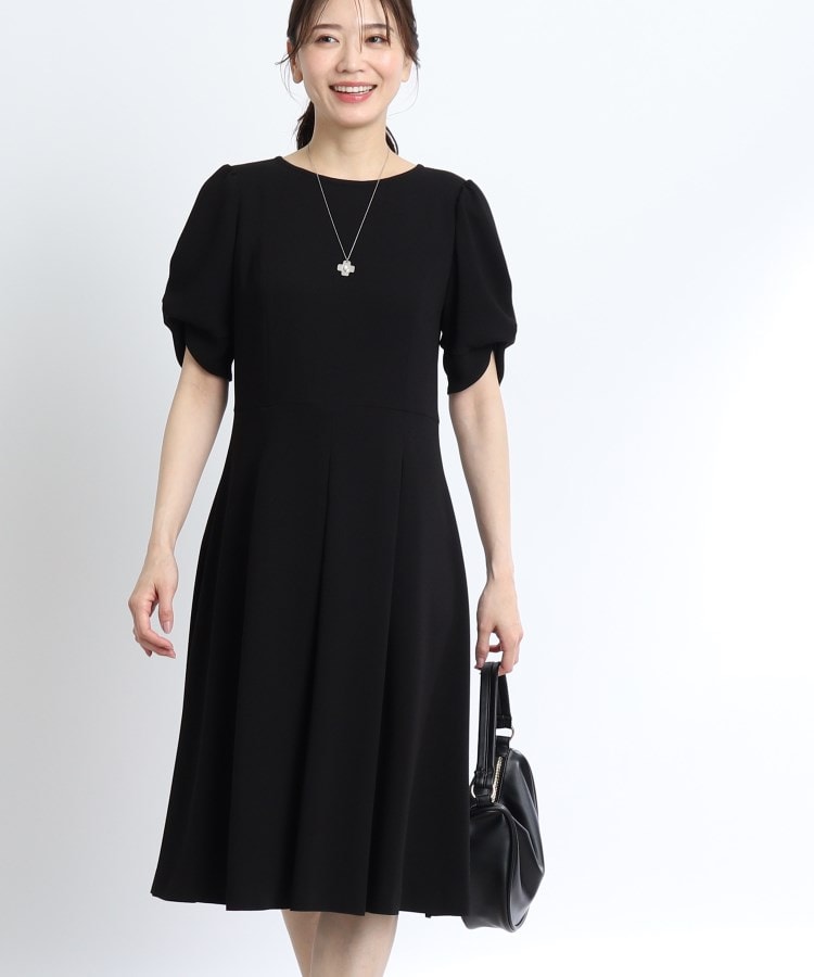 SALE/R-QUALITY】リトルブラックドレス(ミドルワンピース SALE/R-QUALITY】リトルブラックドレス(ミドルワンピース
