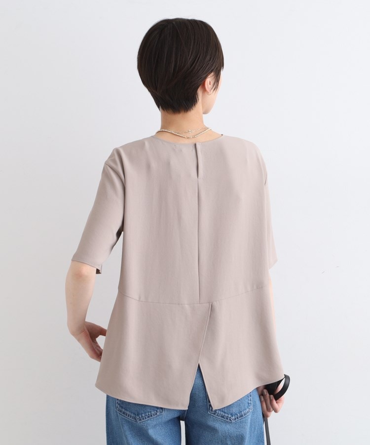 洗える/UVケア/SETUP可能】バックシャンブラウス(シャツ 洗える/UVケア/SETUP可能】バックシャンブラウス(シャツ
