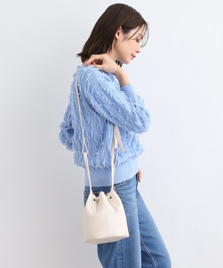 合皮/2WAY/ショルダー付き】シュリンクドロストバッグ 合皮/2WAY/ショルダー付き】シュリンクドロストバッグ