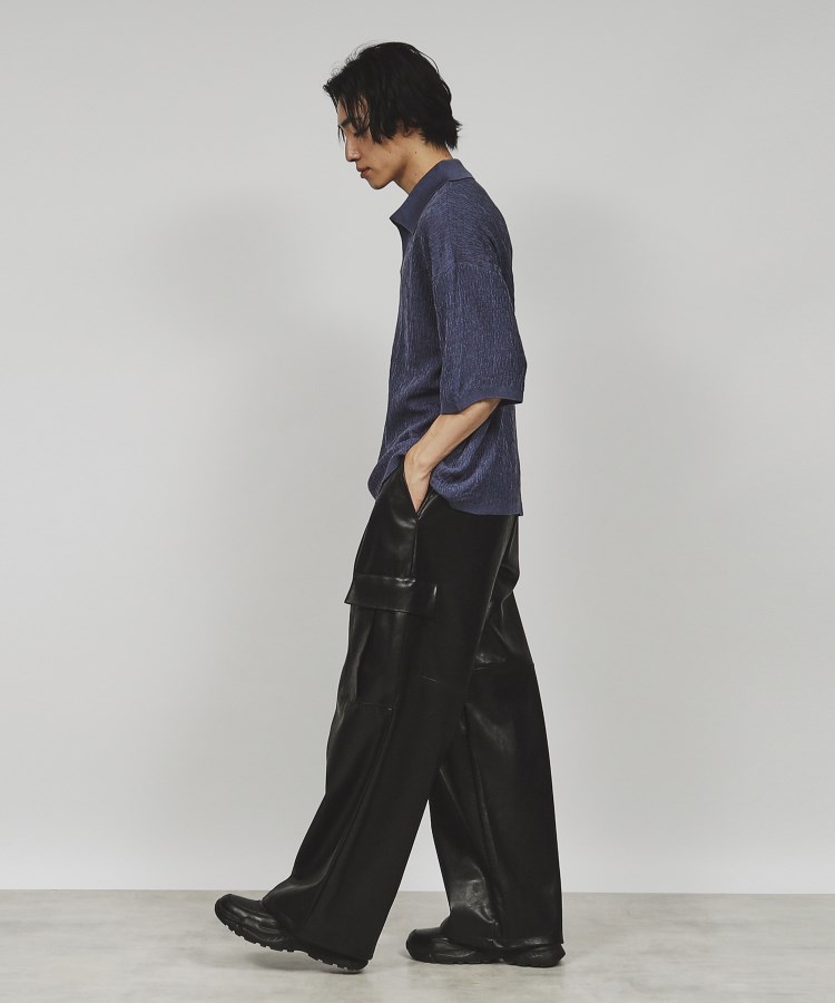 レザー調ボリュームカーゴパンツ(その他) | tk.TAKEO KIKUCHI レザー調ボリュームカーゴパンツ(その他) | tk.TAKEO KIKUCHI