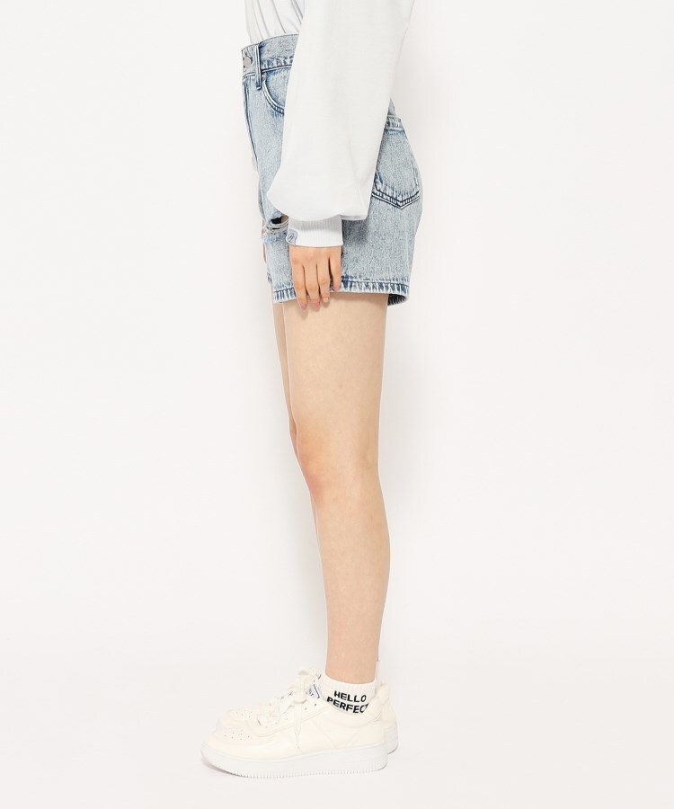 アジャスターあり】ダメージデザインショートパンツ(ショート アジャスターあり】ダメージデザインショートパンツ(ショート