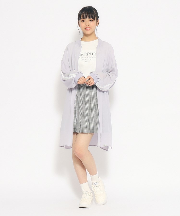 2点SET・UVケア付き】シアーロングブルゾン(トップス+インナー 2点SET・UVケア付き】シアーロングブルゾン(トップス+インナー