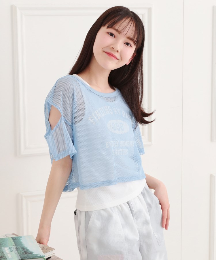 メッシュTシャツ+タンクセット(トップス+インナーセット メッシュTシャツ+タンクセット(トップス+インナーセット
