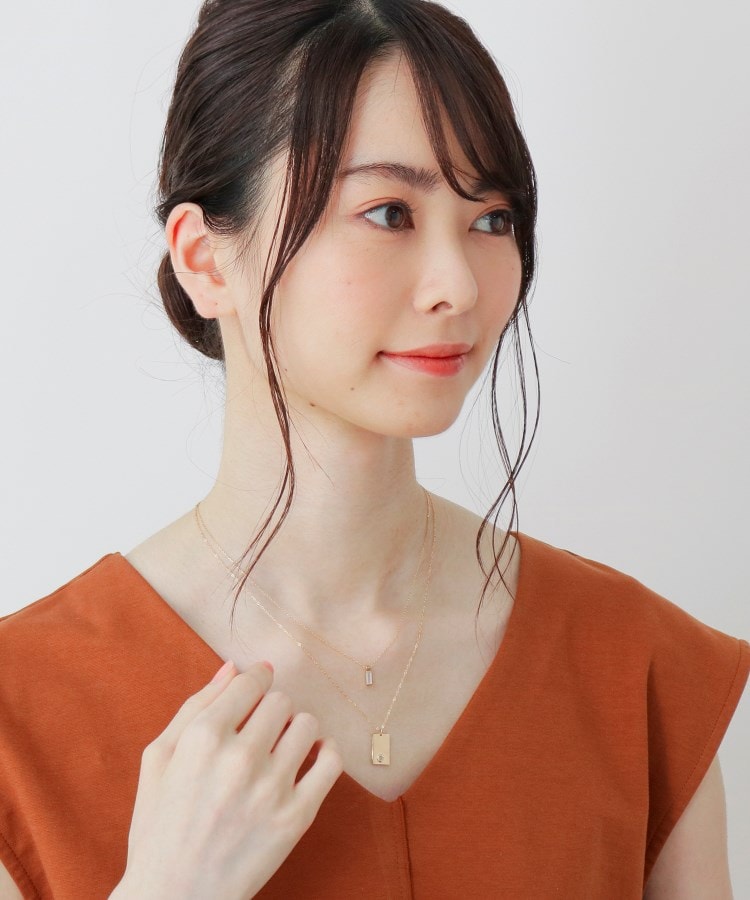 K10カラーストーン(ムーンストーン)スクエアプレート K10カラーストーン(ムーンストーン)スクエアプレート