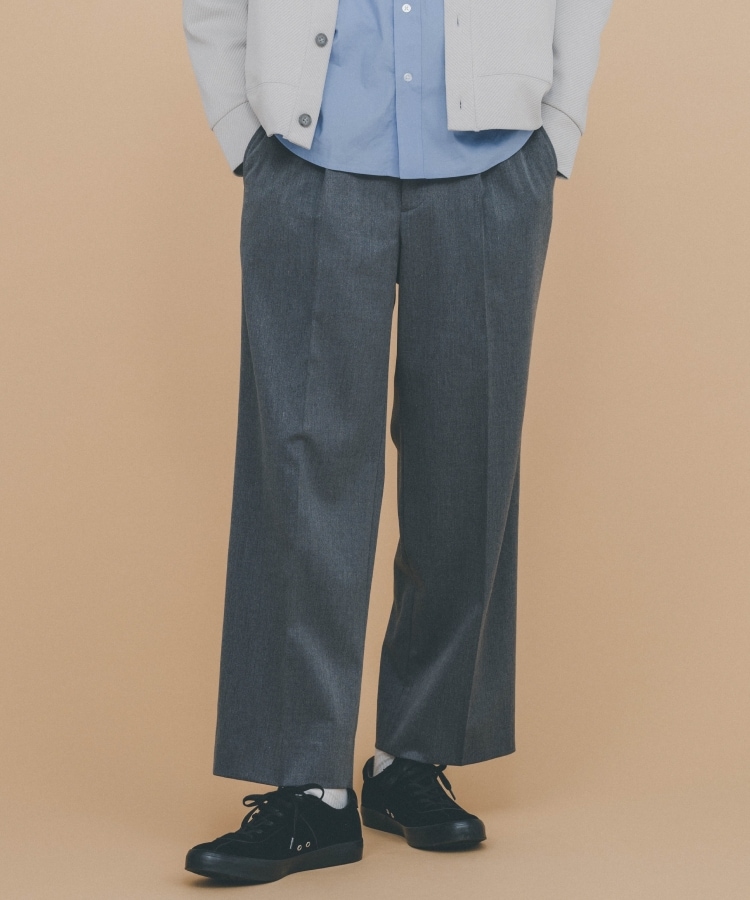 セットアップ可】TRストレッチワイドパンツ(6~9分丈パンツ セットアップ可】TRストレッチワイドパンツ(6~9分丈パンツ