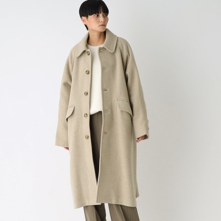 ◇【ラネリアウール】ステンカラーコート【UNISEX】(ステン ◇【ラネリアウール】ステンカラーコート【UNISEX】(ステン
