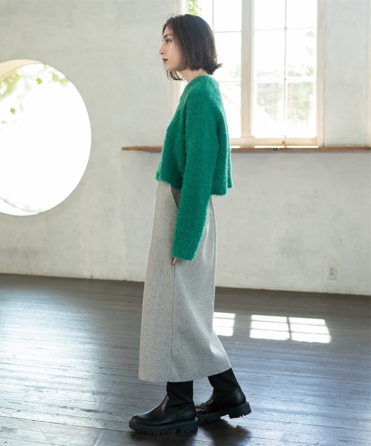S-LLsize/7color》ウールライクストレッチタイトスカート【洗濯 S-LLsize/7color》ウールライクストレッチタイトスカート【洗濯