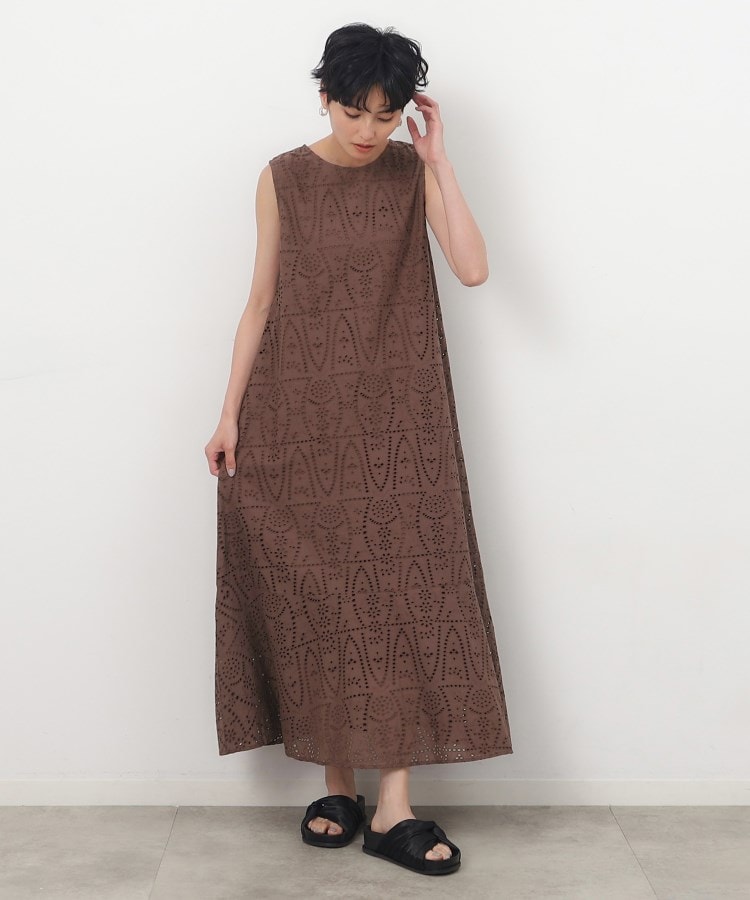 ≪made in INDIA≫カットワークレースワンピース【洗える ≪made in INDIA≫カットワークレースワンピース【洗える