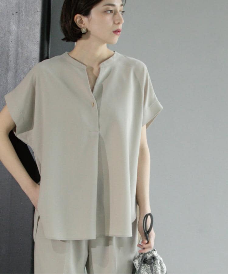 7color/SS-LLsize》ストレッチスキッパーブラウス/セットアップ 7color/SS-LLsize》ストレッチスキッパーブラウス/セットアップ