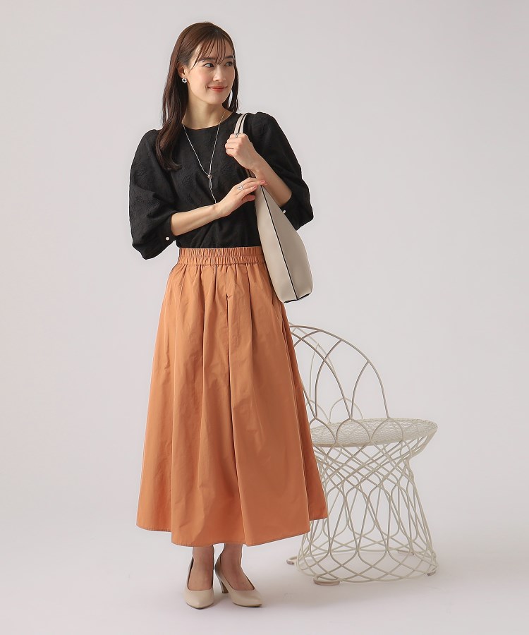 8分袖】シックなお花柄 大人のデザイントップス(シャツ 8分袖】シックなお花柄 大人のデザイントップス(シャツ