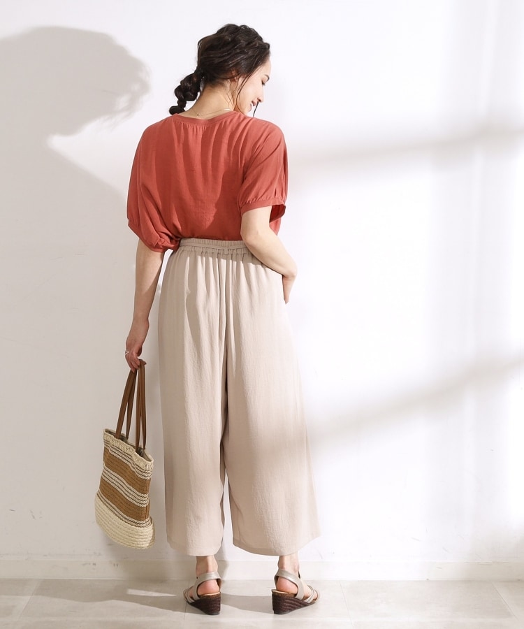 無理せずキレイ/洗濯後しわになりにくい】 洗える リブ切替 無理せずキレイ/洗濯後しわになりにくい】 洗える リブ切替