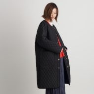 雑誌掲載【洗える】2WAYロング中綿キルトコート(中綿コート 雑誌掲載【洗える】2WAYロング中綿キルトコート(中綿コート
