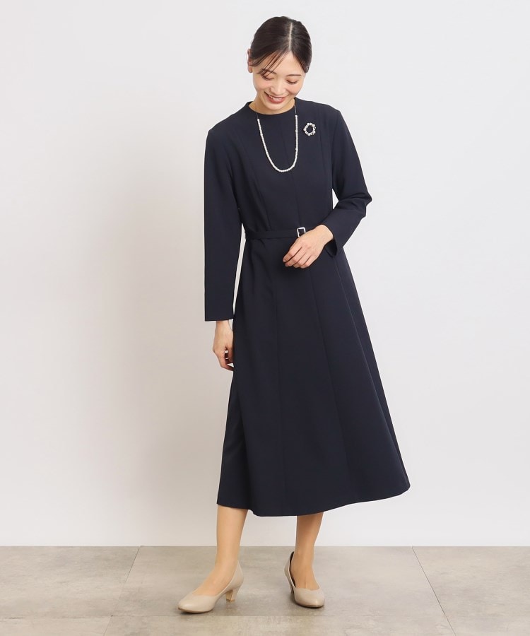着疲れ知らずの2WAYストレッチワンピース(ミドルワンピース 着疲れ知らずの2WAYストレッチワンピース(ミドルワンピース