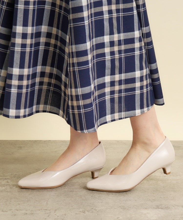 Vカットミドルヒールパンプス(パンプス) | grove(グローブ Vカットミドルヒールパンプス(パンプス) | grove(グローブ