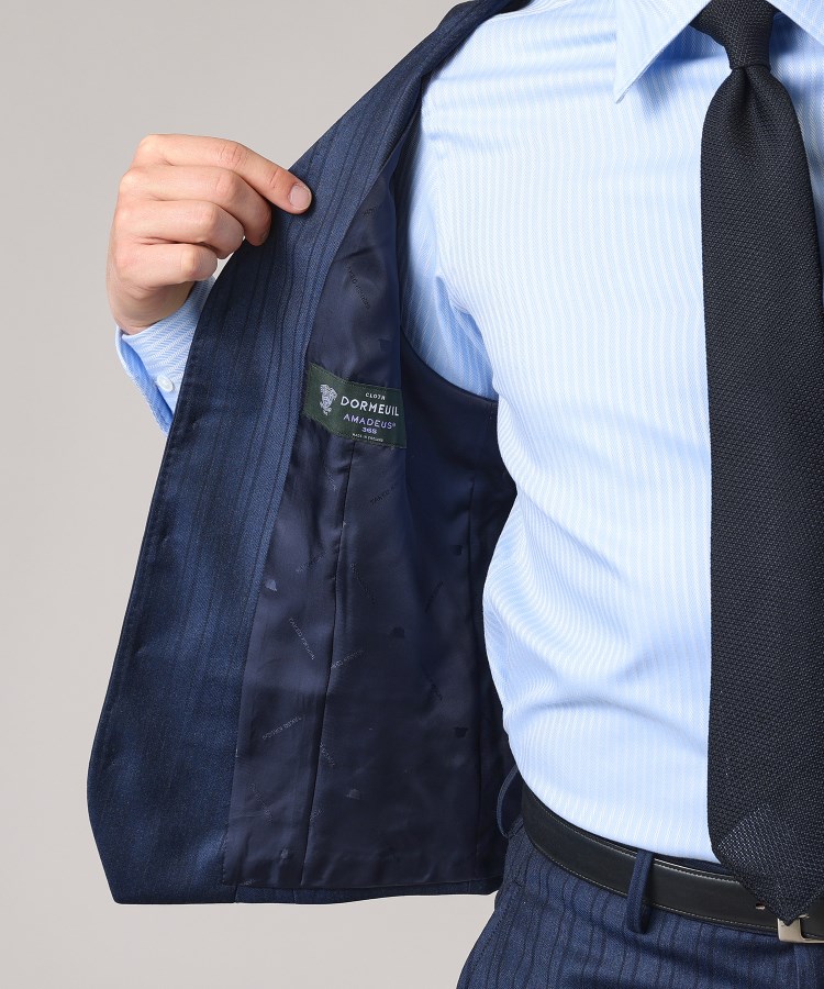 DORMEUIL】オルタネートストライプ ベスト(ベスト(単品 DORMEUIL】オルタネートストライプ ベスト(ベスト(単品