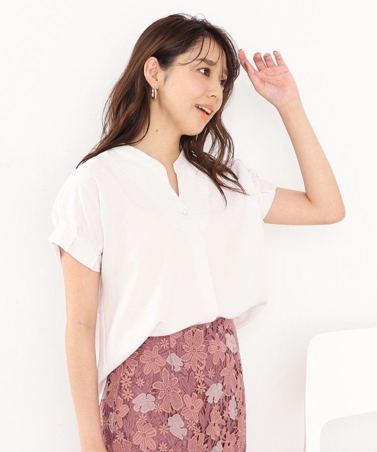 7color/S-LLsize》バックシャンスキッパーブラウス【洗濯機洗い 7color/S-LLsize》バックシャンスキッパーブラウス【洗濯機洗い