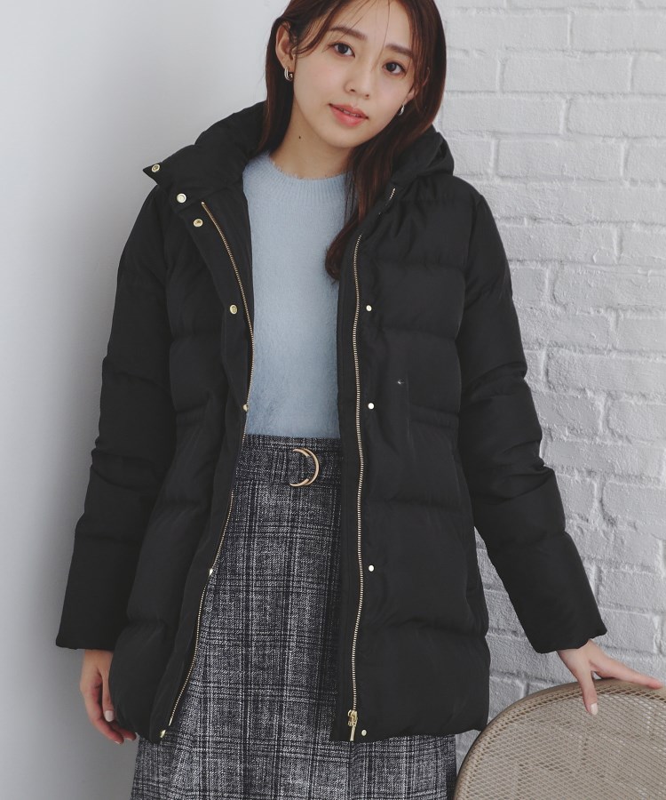 XS-LLsize》河田ダウン ドロストミドルコート【洗濯機洗い可/撥 XS-LLsize》河田ダウン ドロストミドルコート【洗濯機洗い可/撥
