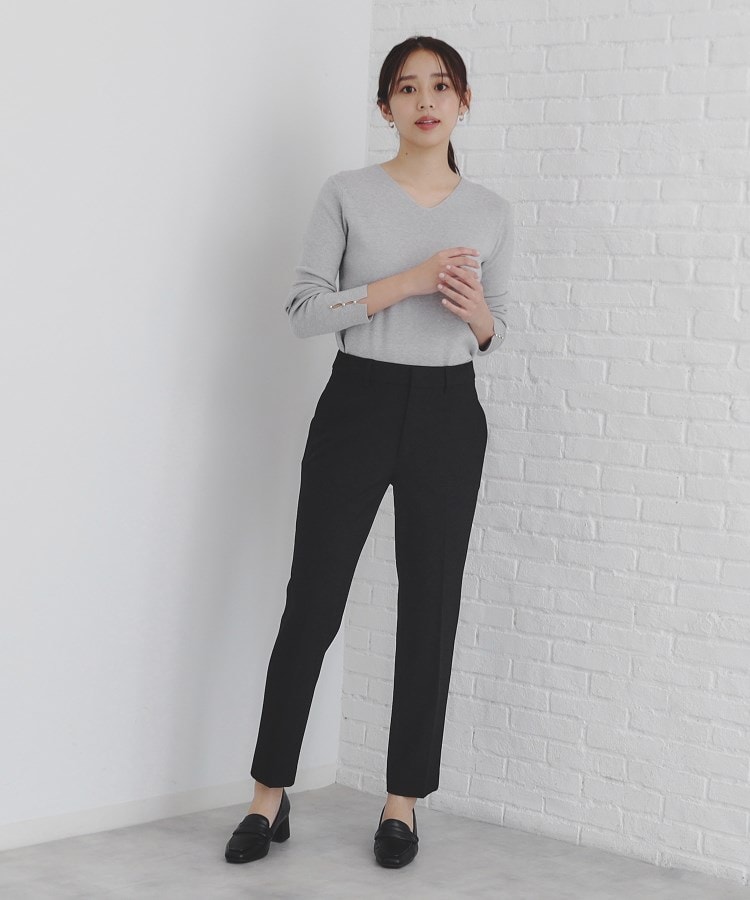 6color/S-LLsize》ラメ混Vネックニット【洗濯機洗い可】(ニット 6color/S-LLsize》ラメ混Vネックニット【洗濯機洗い可】(ニット