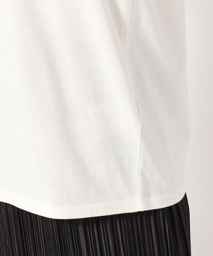 洗える/2点セット】さらさらVネックベスト+Tシャツ(トップス+ 洗える/2点セット】さらさらVネックベスト+Tシャツ(トップス+