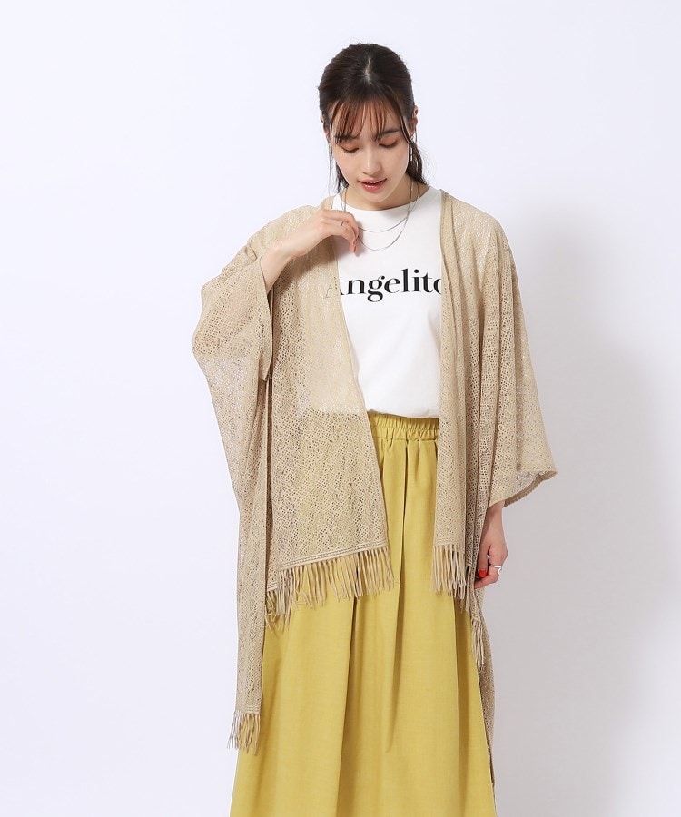 大人の透け感】総柄レースポンチョ(ポンチョ) | SHOO・LA・RUE 大人の透け感】総柄レースポンチョ(ポンチョ) | SHOO・LA・RUE