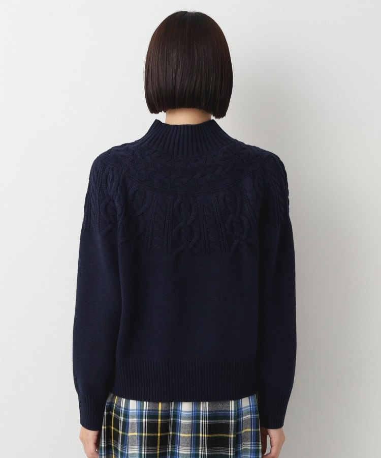 洗える・4サイズ展開】求心ケーブルニット(XS~L)(ニット 洗える・4サイズ展開】求心ケーブルニット(XS~L)(ニット