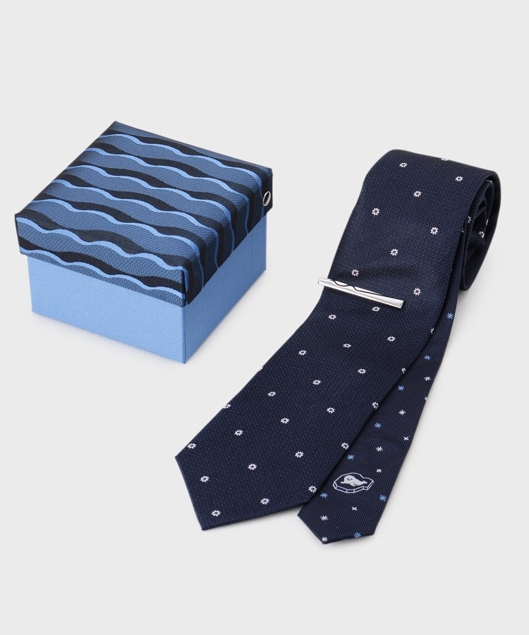 BOXセット】Sea Creatures ネクタイ&タイバー(ネクタイ BOXセット】Sea Creatures ネクタイ&タイバー(ネクタイ