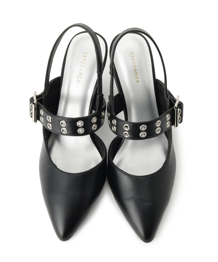 グロメットバックストラップパンプス(パンプス) | ESPERANZA グロメットバックストラップパンプス(パンプス) | ESPERANZA