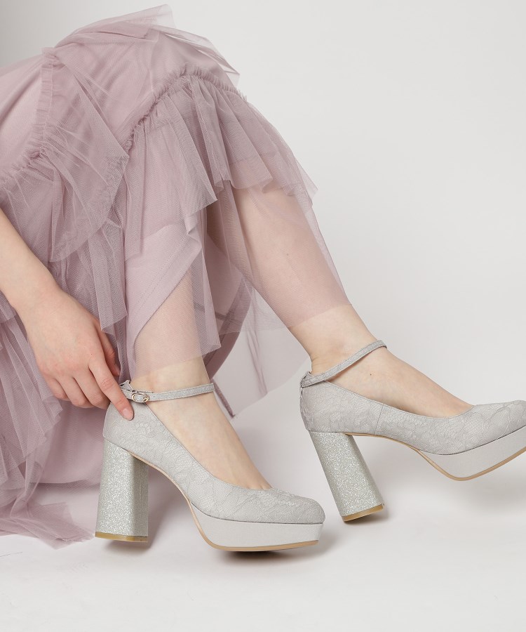 チャンキーヒール厚底パンプス(パンプス) | ESPERANZA チャンキーヒール厚底パンプス(パンプス) | ESPERANZA