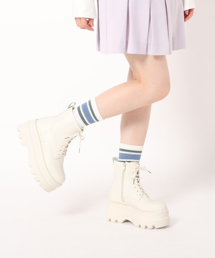 厚底レースアップブーツ【厚底/レースアップ/csT&P】(ブーツ 厚底レースアップブーツ【厚底/レースアップ/csT&P】(ブーツ