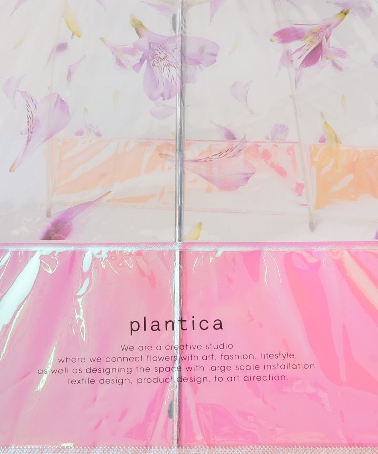 plantica×Wpc.】フラワーアンブレラプラスティックシャイニー plantica×Wpc.】フラワーアンブレラプラスティックシャイニー