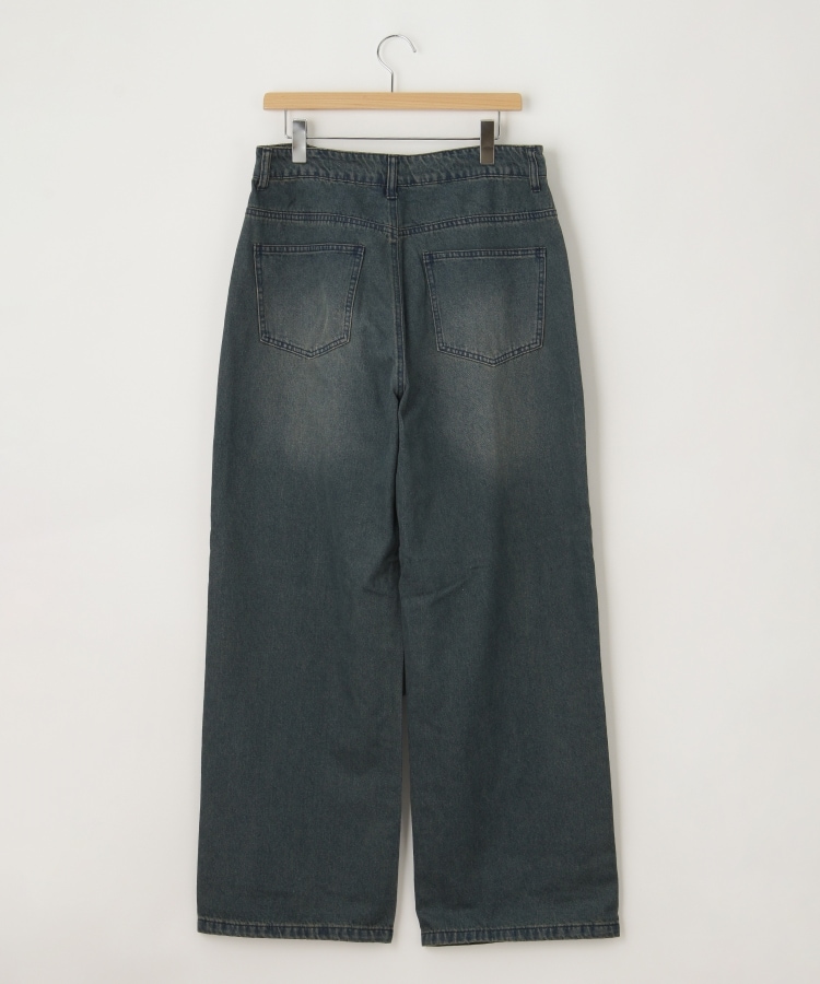 HALHAM(ハルハム) ワイドストレートデニムパンツ【SALE HALHAM(ハルハム) ワイドストレートデニムパンツ【SALE