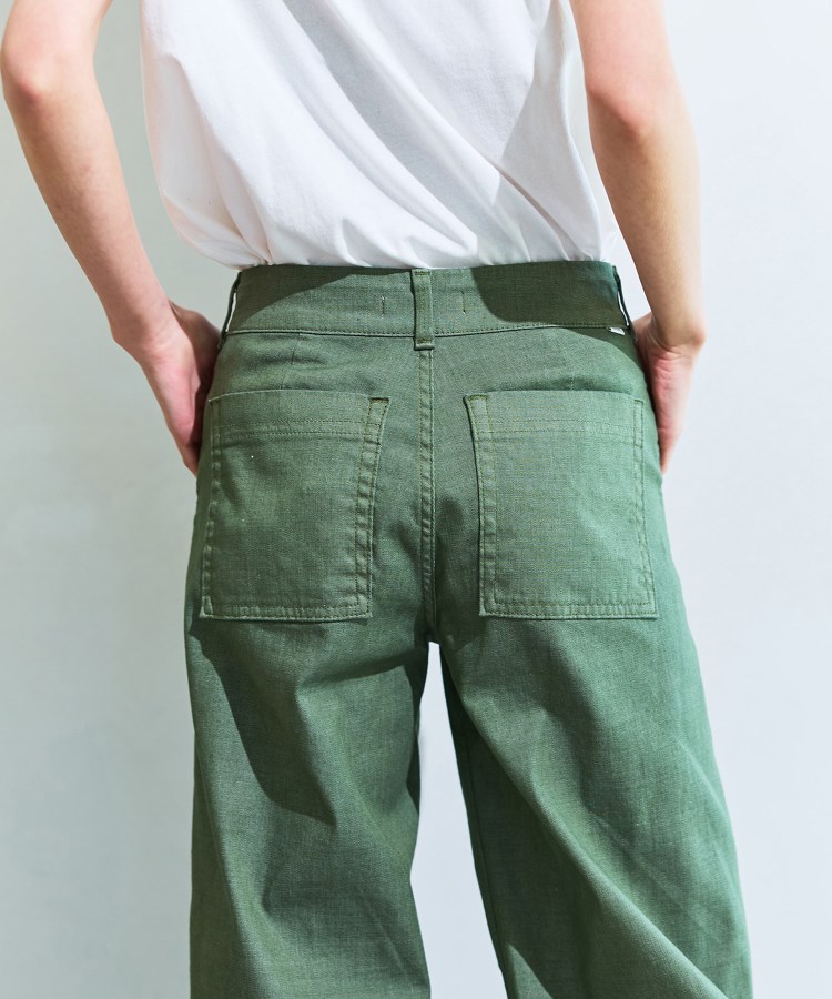SOMETHING】 SUMMER COOL 涼しいワイドベーカーデニムパンツ【涼 SOMETHING】 SUMMER COOL 涼しいワイドベーカーデニムパンツ【涼