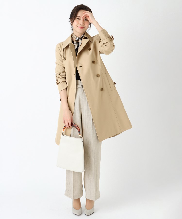 XS~7L】ロング丈ダブルトレンチコート【多サイズ展開/撥水加工 XS~7L】ロング丈ダブルトレンチコート【多サイズ展開/撥水加工