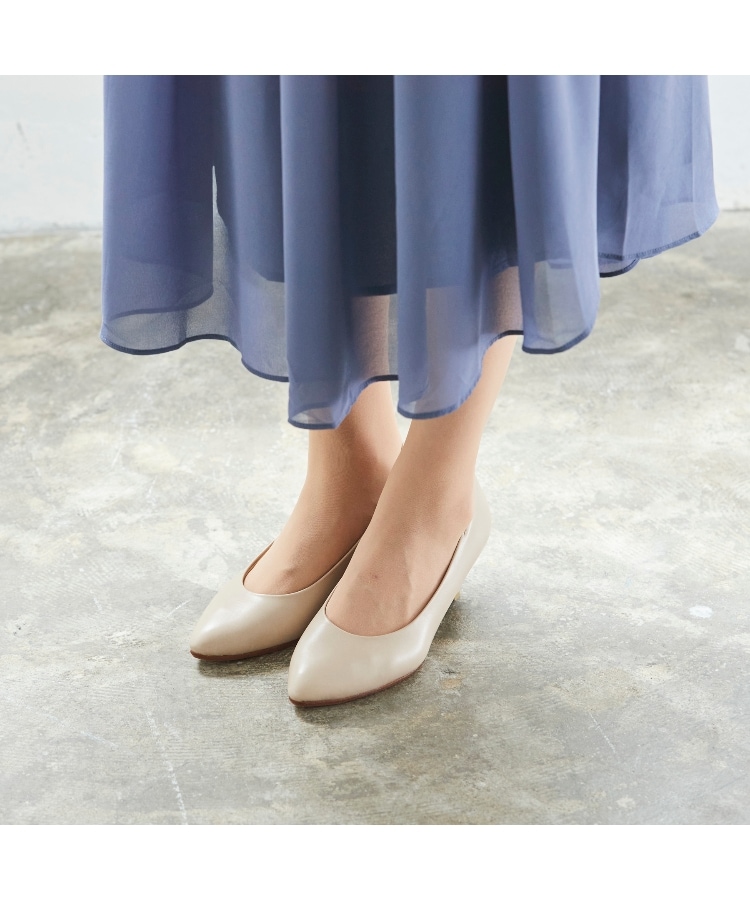 結婚式/セレモニー】5cmヒールの「やわふわ美パンプス」MADE IN 結婚式/セレモニー】5cmヒールの「やわふわ美パンプス」MADE IN