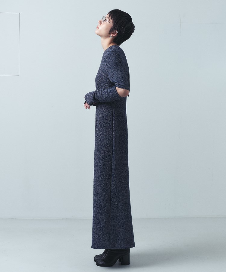 open back lame dress(マキシ・ロングワンピース) | CODE A open back lame dress(マキシ・ロングワンピース) | CODE A