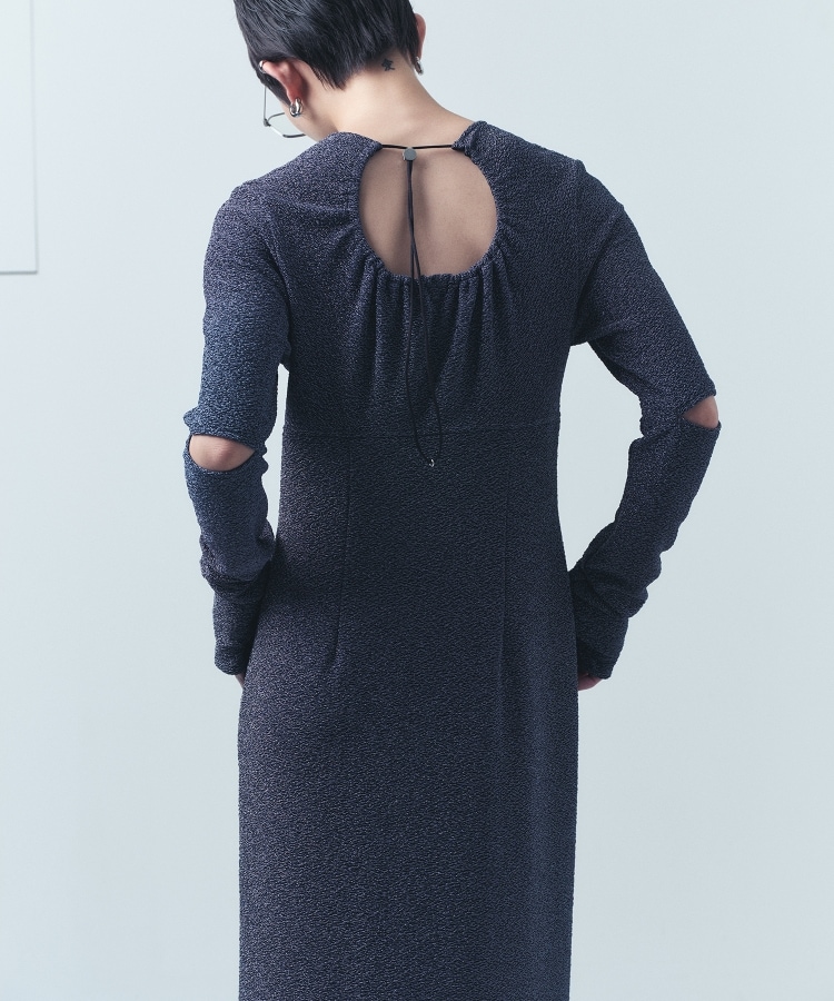 open back lame dress(マキシ・ロングワンピース) | CODE A open back lame dress(マキシ・ロングワンピース) | CODE A