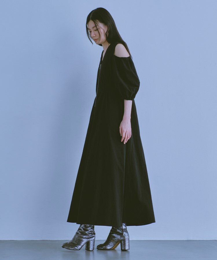 front zip desigin dress(マキシ・ロングワンピース) | CODE A front zip desigin dress(マキシ・ロングワンピース) | CODE A