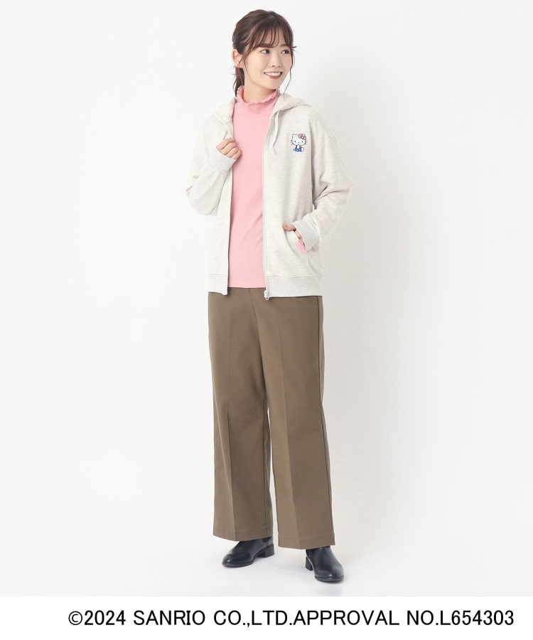 50周年ハローキティコラボ】裏毛ZIPパーカー(パーカー 50周年ハローキティコラボ】裏毛ZIPパーカー(パーカー