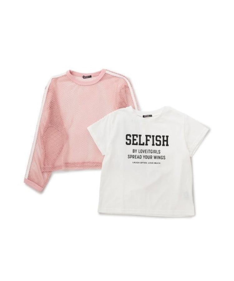オーバーメッシュセット(Tシャツ) | by LOVEiT(バイ オーバーメッシュセット(Tシャツ) | by LOVEiT(バイ