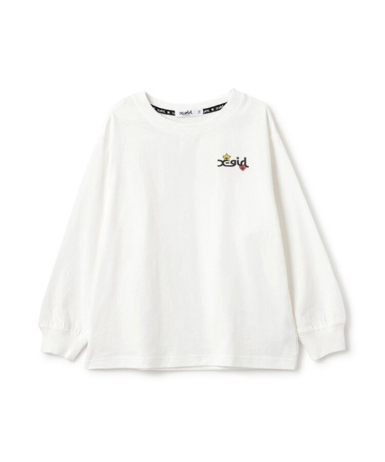 ミルズロゴキラッキー長袖Tシャツ(Tシャツ) | X-girl STAGES ミルズロゴキラッキー長袖Tシャツ(Tシャツ) | X-girl STAGES
