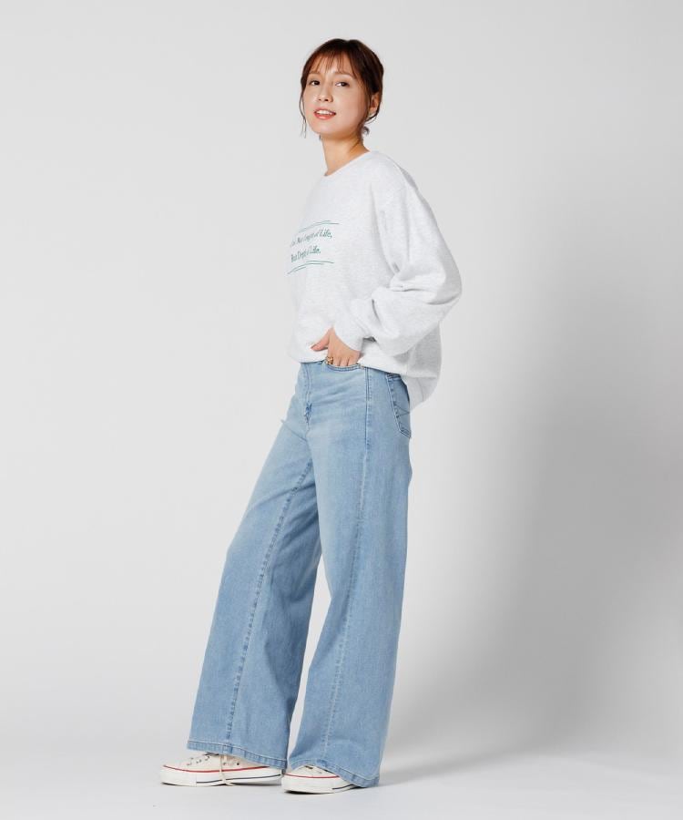 SOMETHING(サムシング)「LISA」ワイドパンツ(デニムパンツ SOMETHING(サムシング)「LISA」ワイドパンツ(デニムパンツ